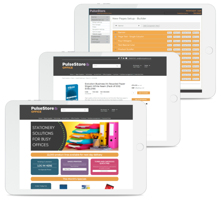 PulseStore - ecommerce solution for business and workwear supplies